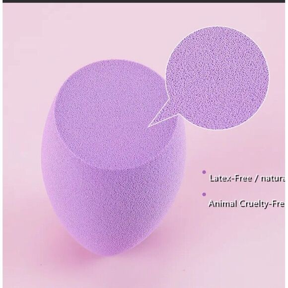 Makeup | 4pcs Purple Sponge Blender Puff Or Foundation Makeup Blender ...